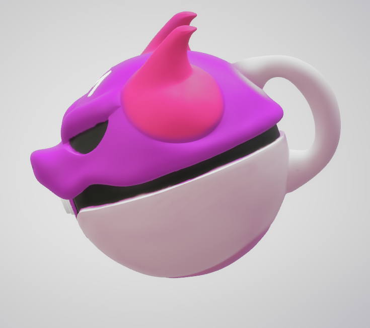 STL file Mewtwo Master Ball 🐉 ・Template to download and 3D print・Cults