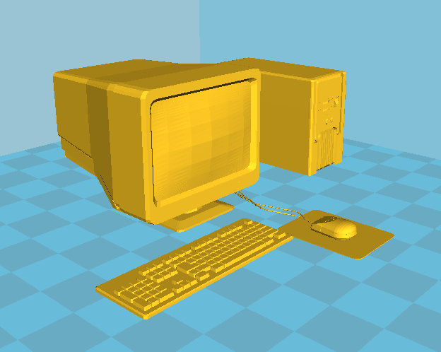Free STL file A set of computer 🖥️ ・3D printable model to download・Cults