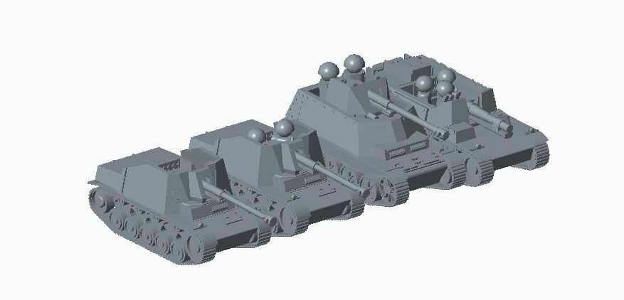 🔩 Panzer II pack (revised)・Free 3D File for ・Cults
