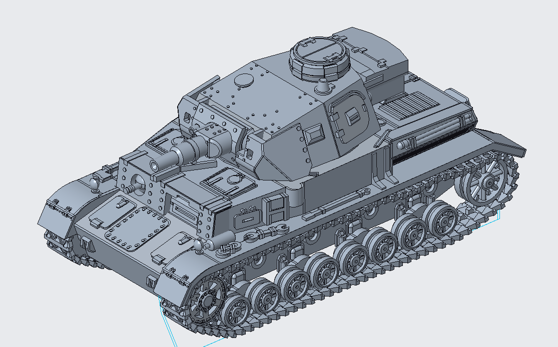 3D print Panzer IV Pack (Retread)・Cults