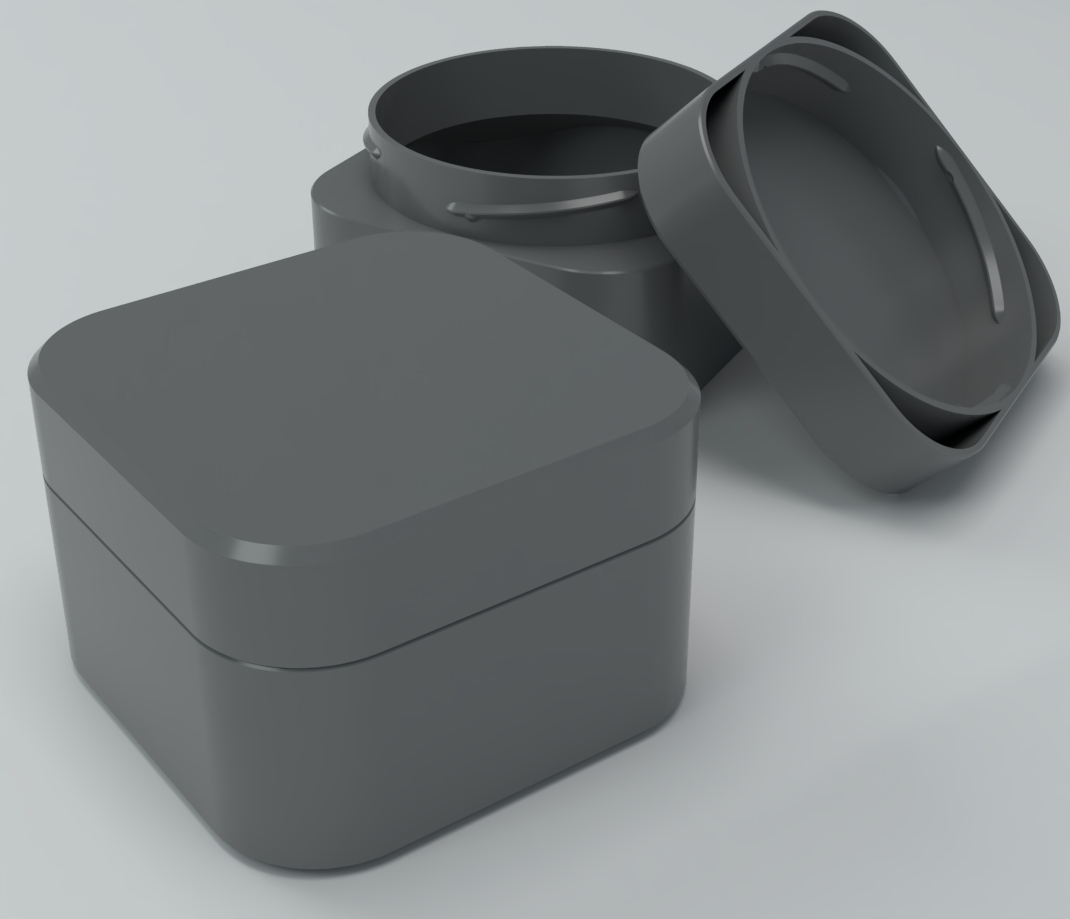 STL file SCREW CAP BOX 🧢・3D printer design to download・Cults