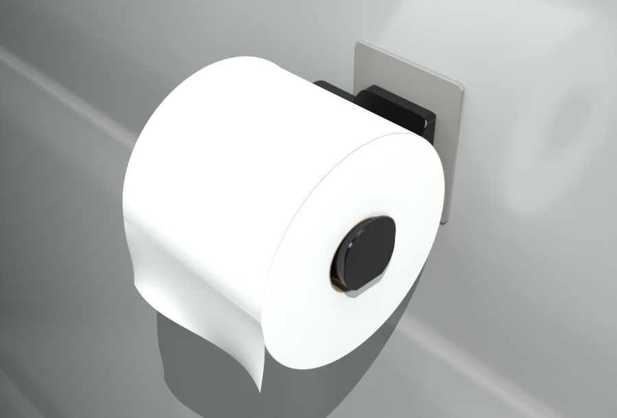 STL file Toilet paper roll holder 🚽 ・3D print design to download・Cults