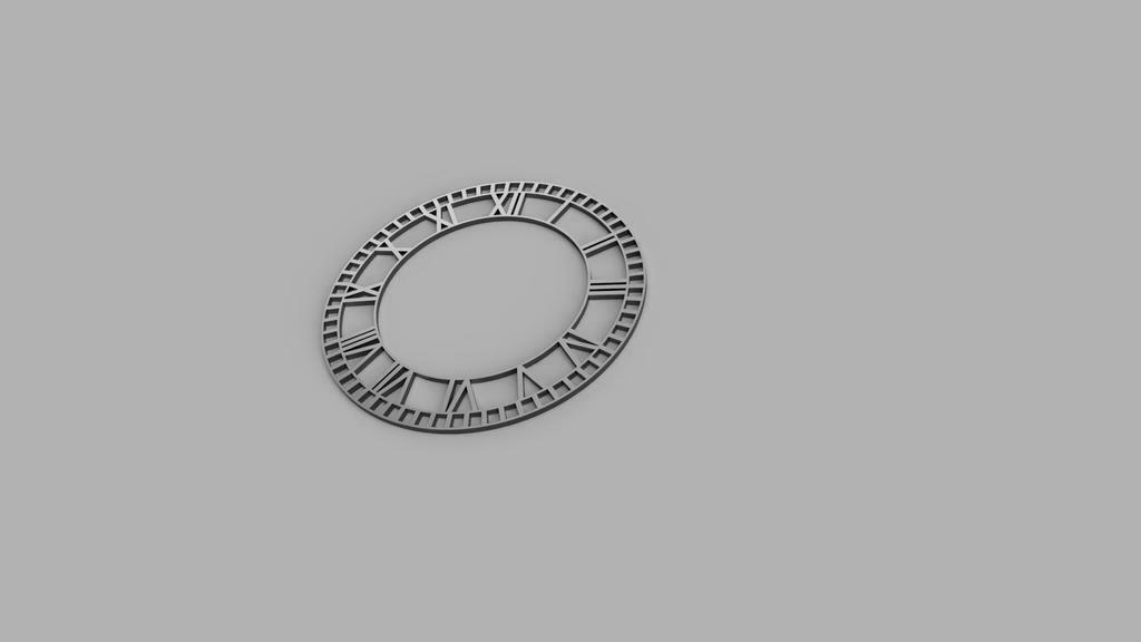 🕰️ Roman clock face by True・Free 3D File for ・Cults