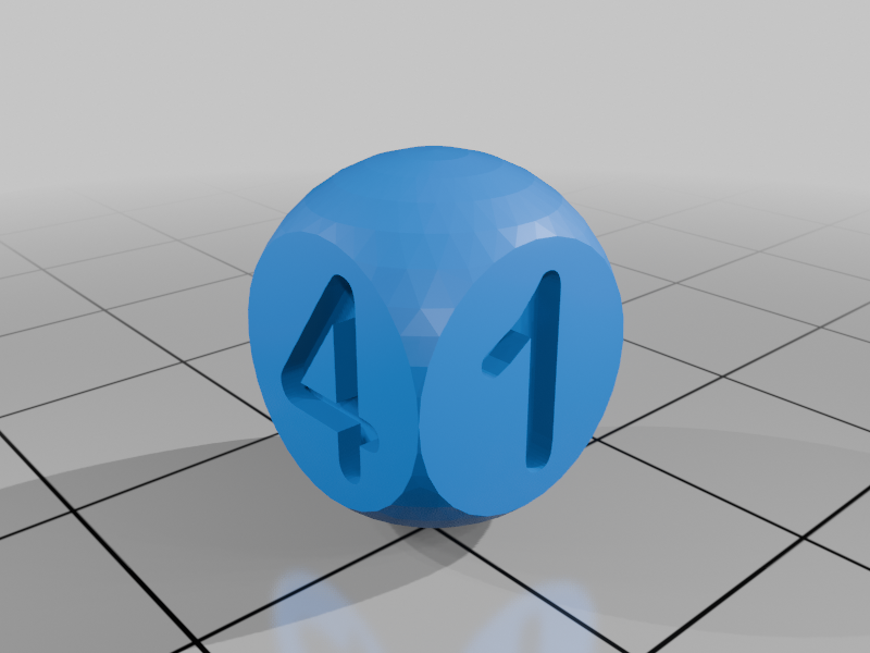 Free 3D file 4-sided die 🎲 ・3D print design to download・Cults