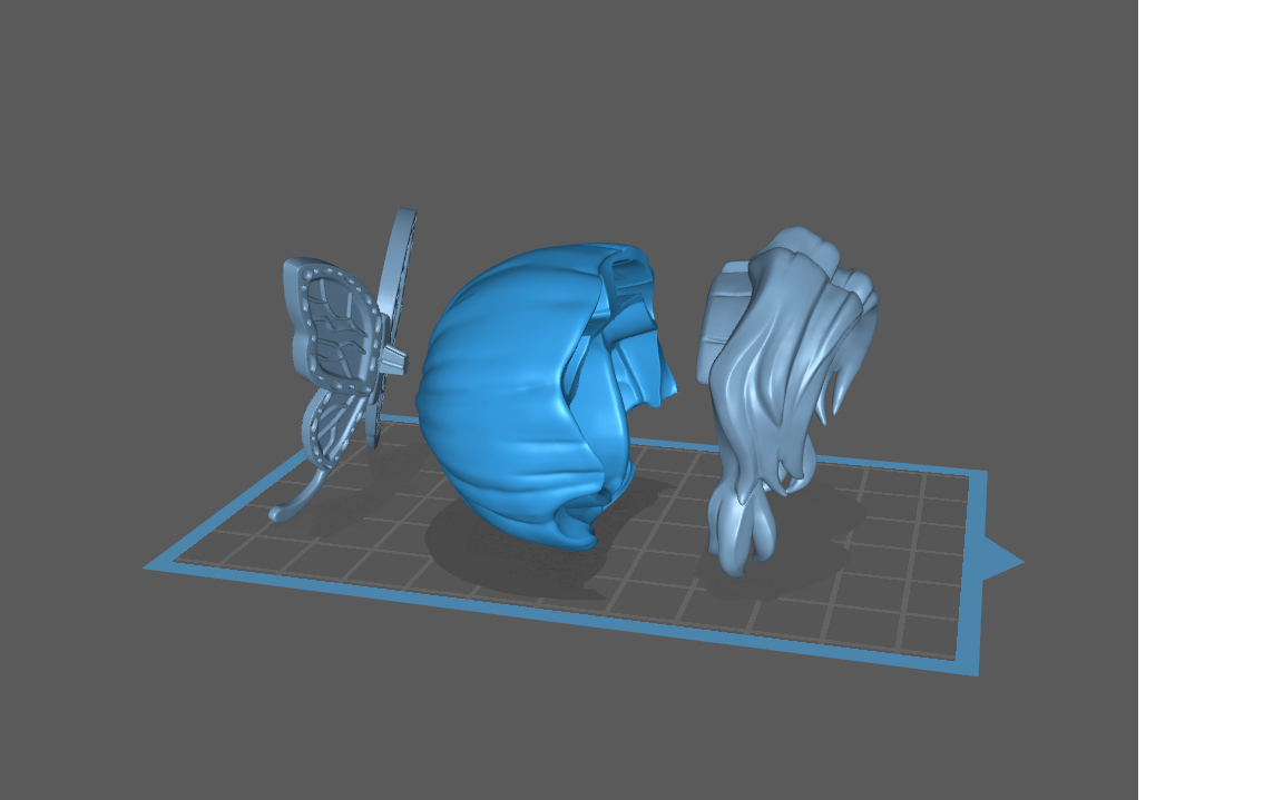 💇 Kocho Shinobu nendoroid custom hair・ 3D File for ・Cults