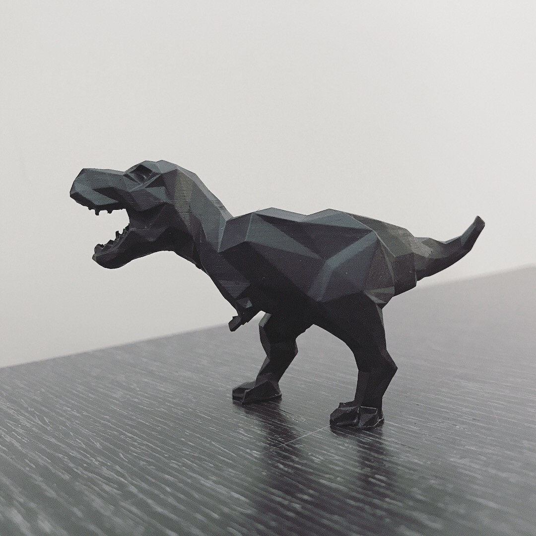 STL file Low-poly t-rex 🦖 ・3D printer model to download・Cults