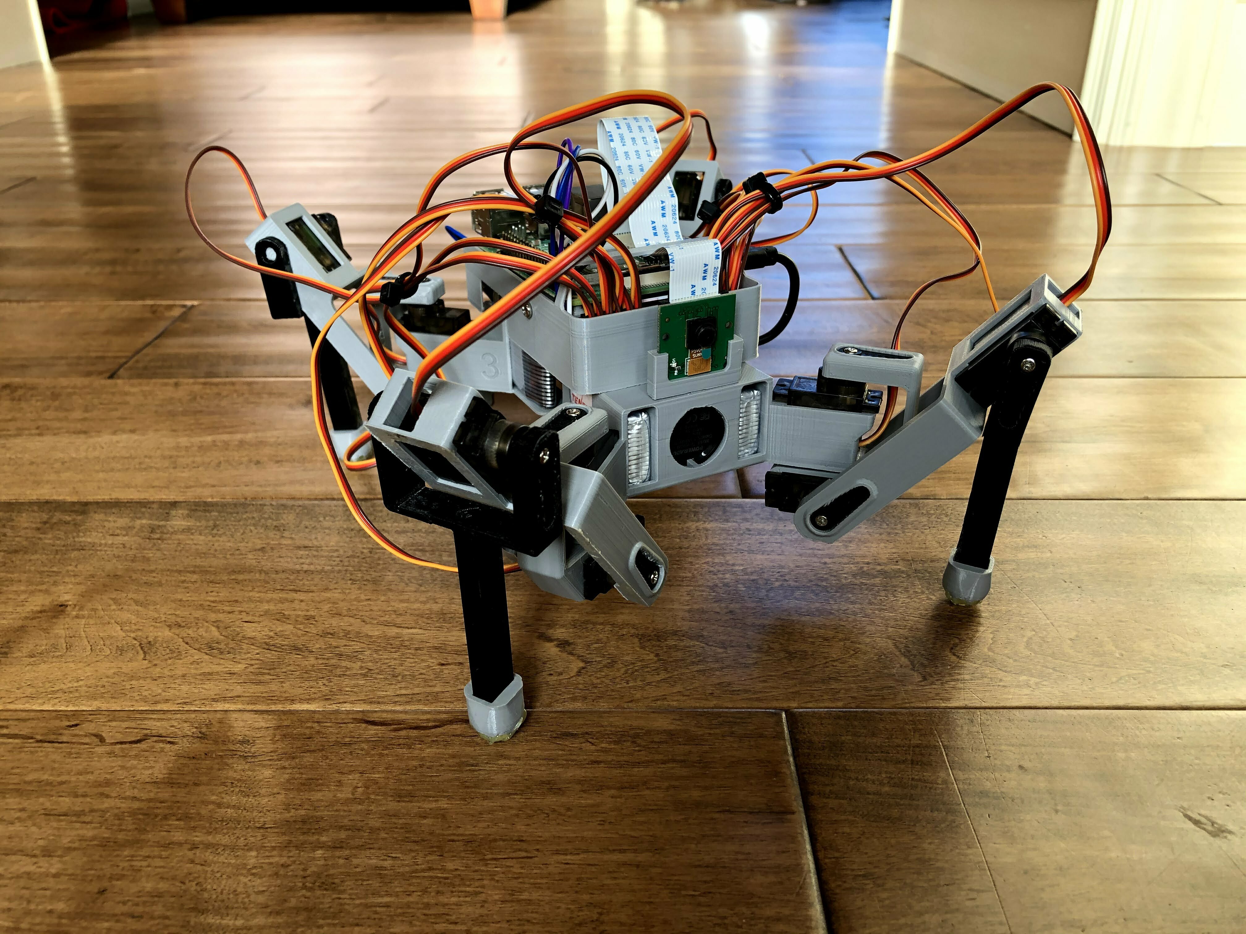 🕷️ 3D Printed Raspberry Pi Spider Robot Platform・Free STL File for ・Cults