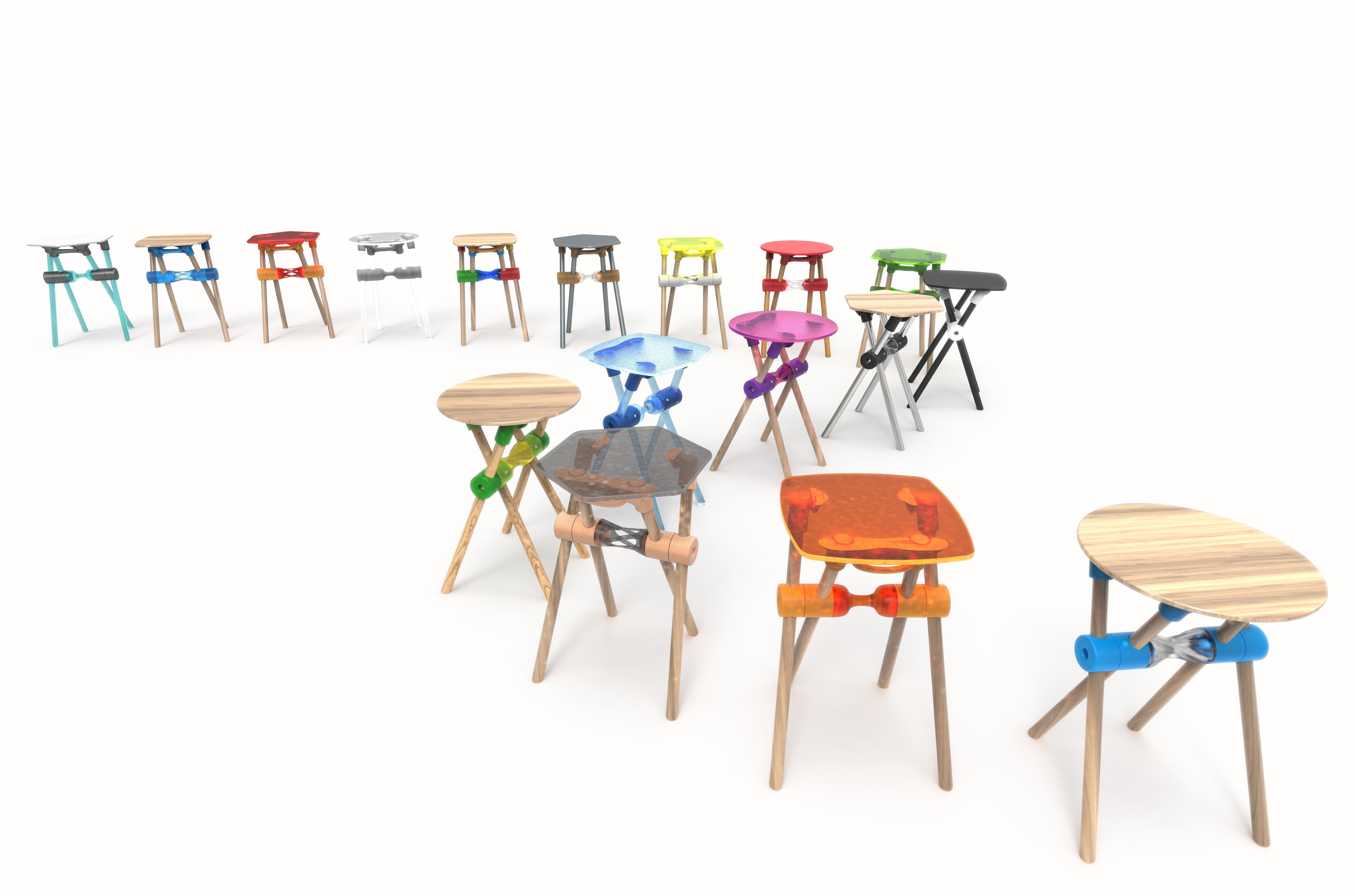 STL file AMIGO, folding stool DIY! 🪑・3D printer design to download・Cults