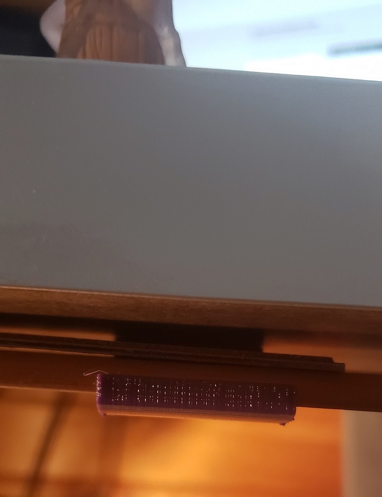 Free 3D file Under desk Ruler Holder 📏 ・3D printer design to download・Cults