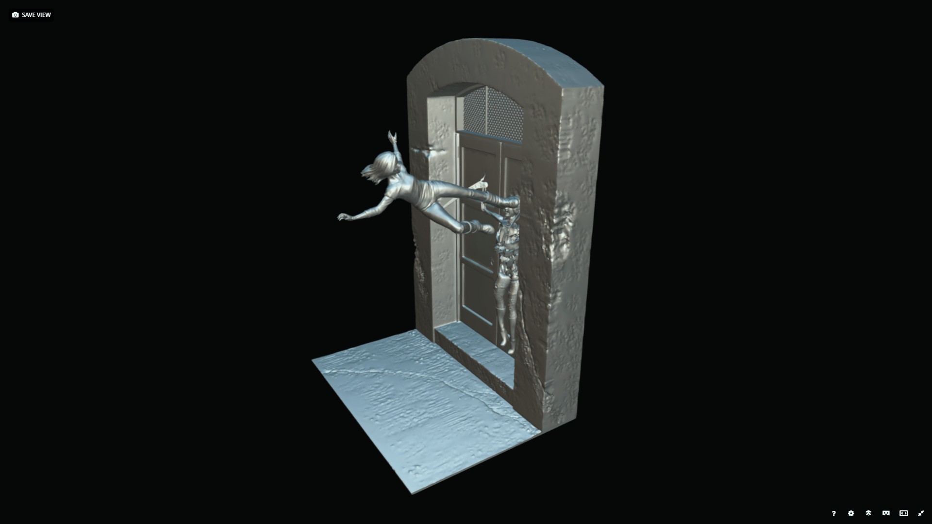 STL file ALITA SMASHING NYSSIANA 🌆 ・3D printer model to download・Cults