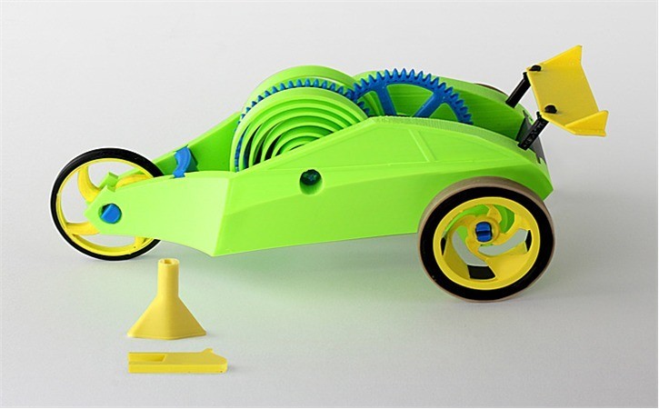 🎲 Wind-Up Racer Mini・Free STL File for ・Cults