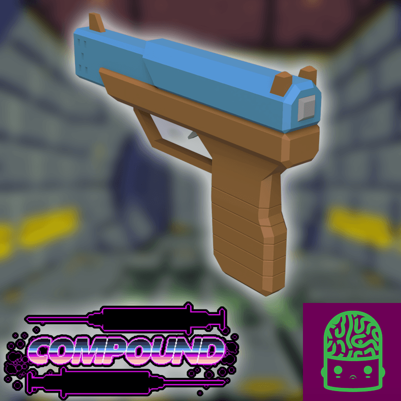 Free STL file COMPOUND (VR Game) Energy Gun - Ready to print and ...