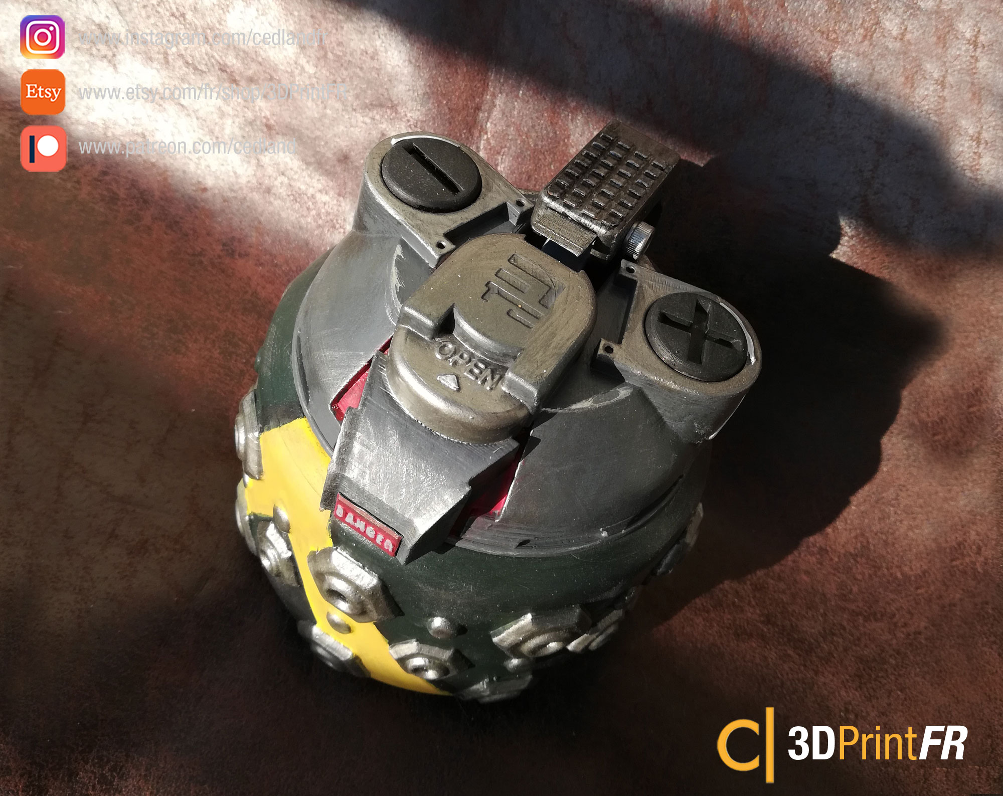 🧸 Apex Legends réplique 1:1 FanArt de la Grenade Frag・ STL File for 3D ...