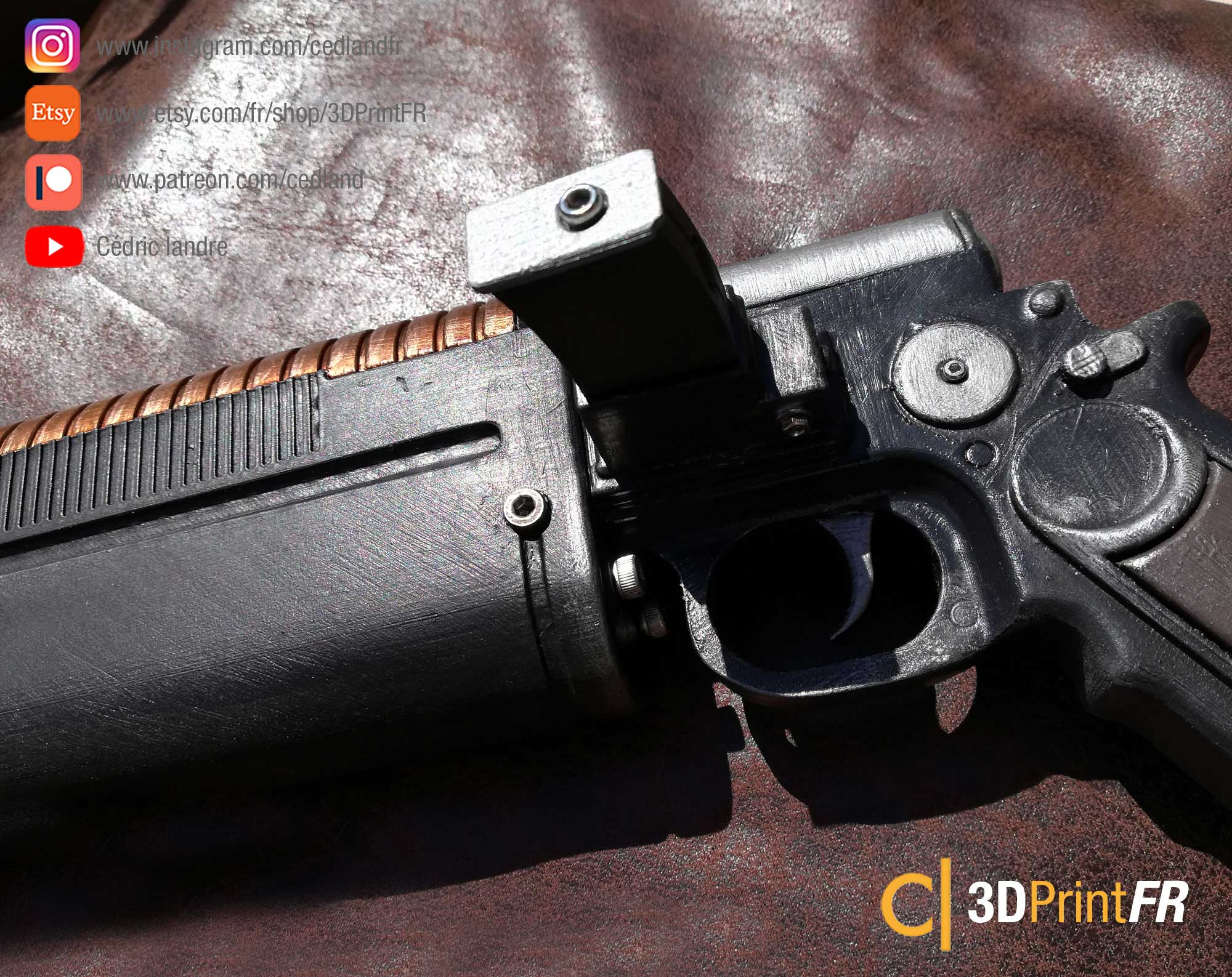 ⭐ Starwars 1:1 FanArt replica of the K-16 Bryar BLASTER・ STL File for ...