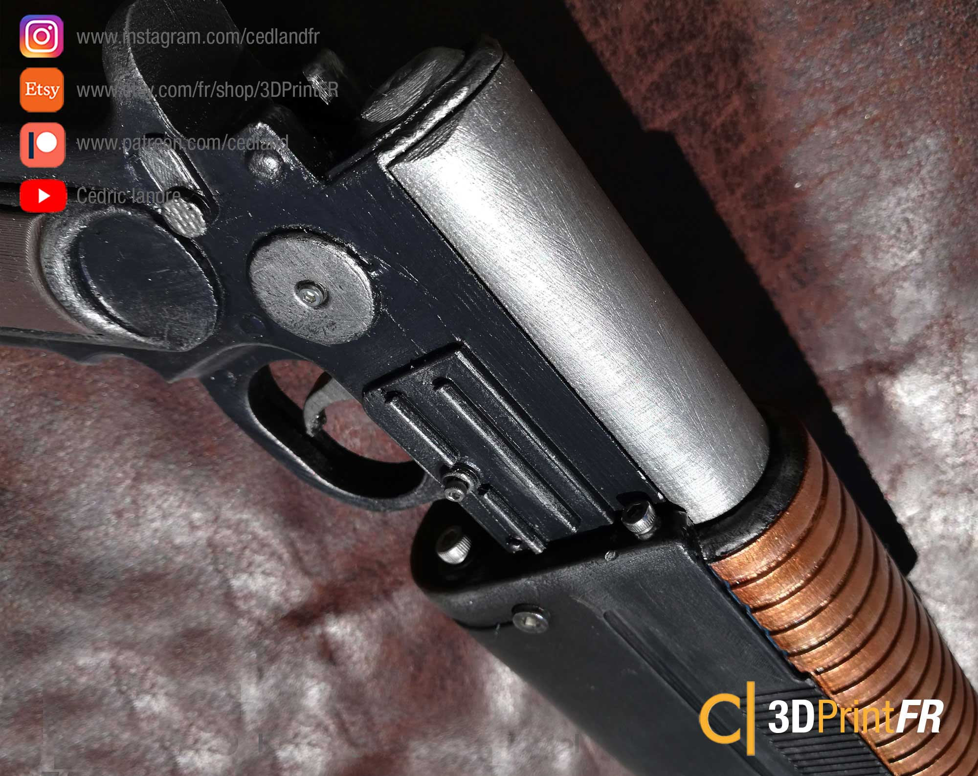 ⭐ Starwars 1:1 FanArt replica of the K-16 Bryar BLASTER・ STL File for ...