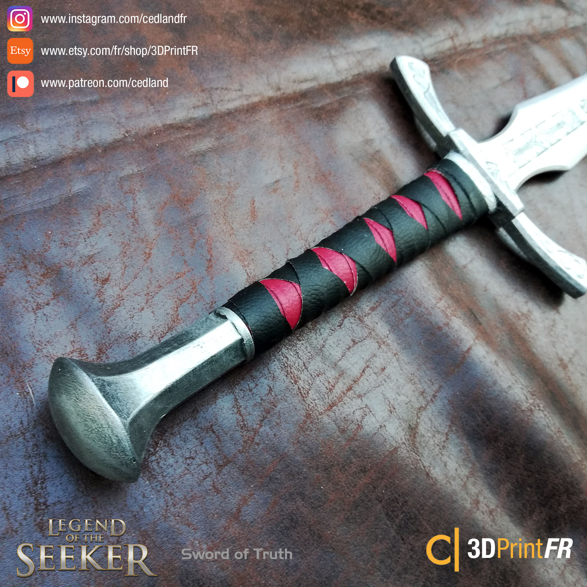 STL file Sword of Truth 🗡️ ・3D printable design to download・Cults