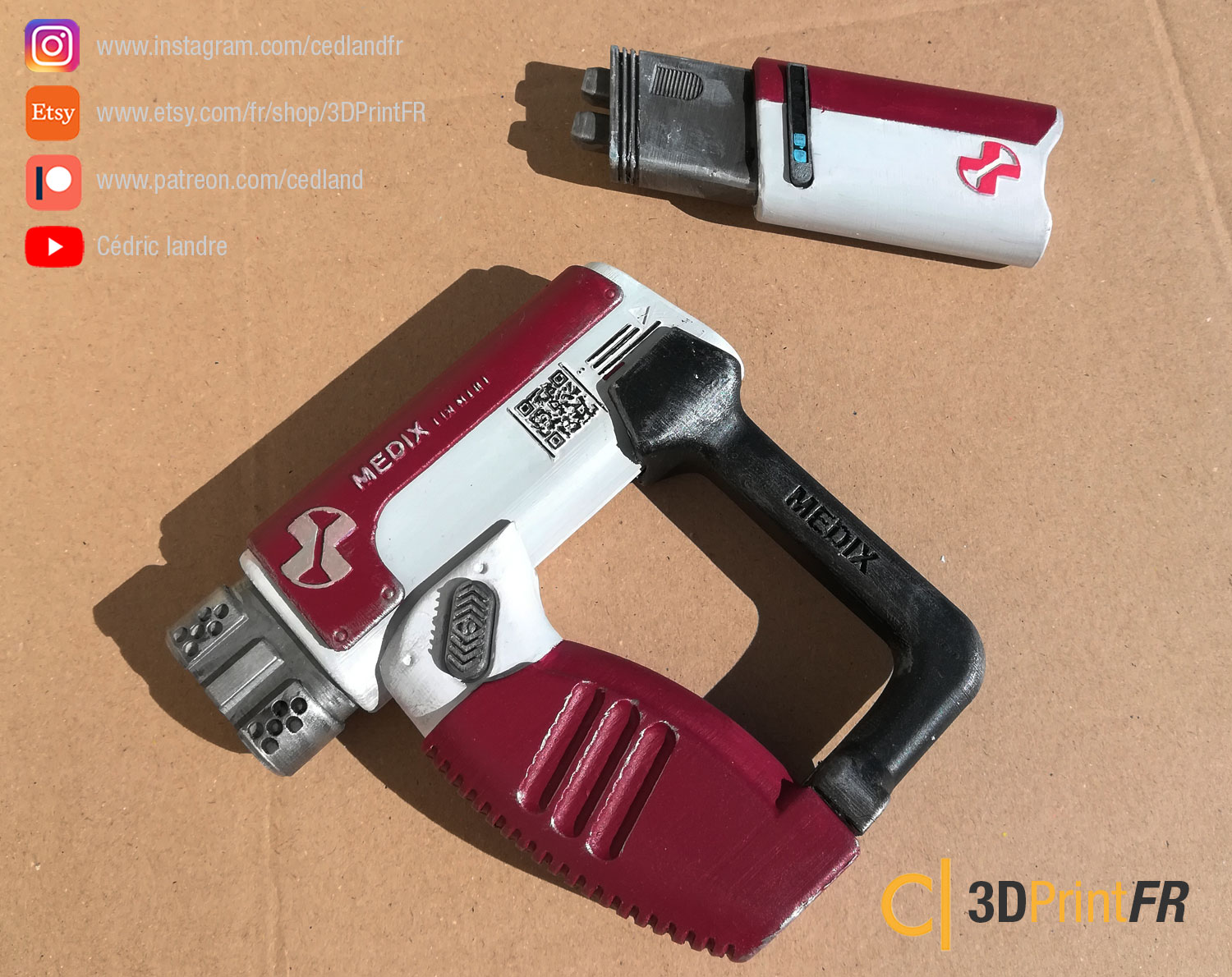 💉 Apex Legends 1:1 FanArt replica of the Medix Syringe・ 3D File for 3D ...