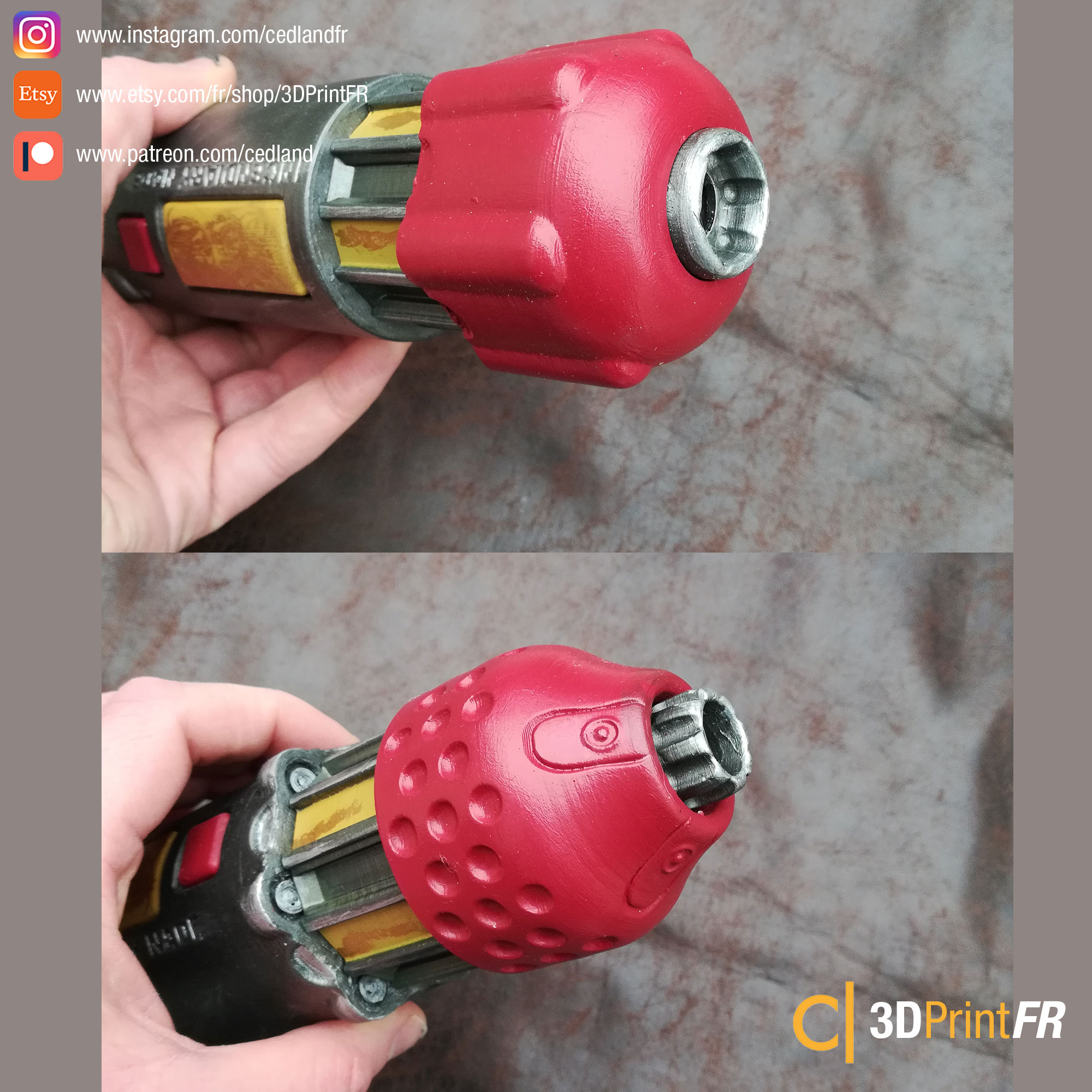 STL file Apex Legends réplique 1:1 FanArt de la Thermite Grenade 🎲 ・3D ...
