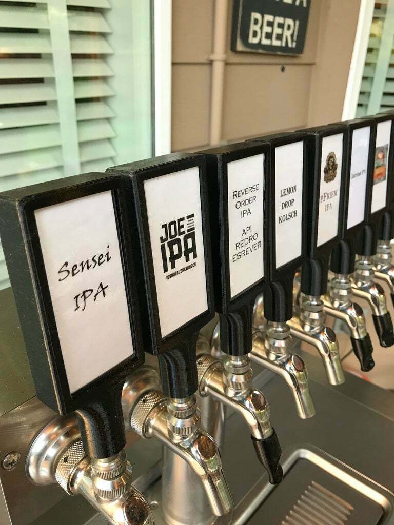 Free STL file Narrow card tap handle 🍺 ・3D printing template to ...