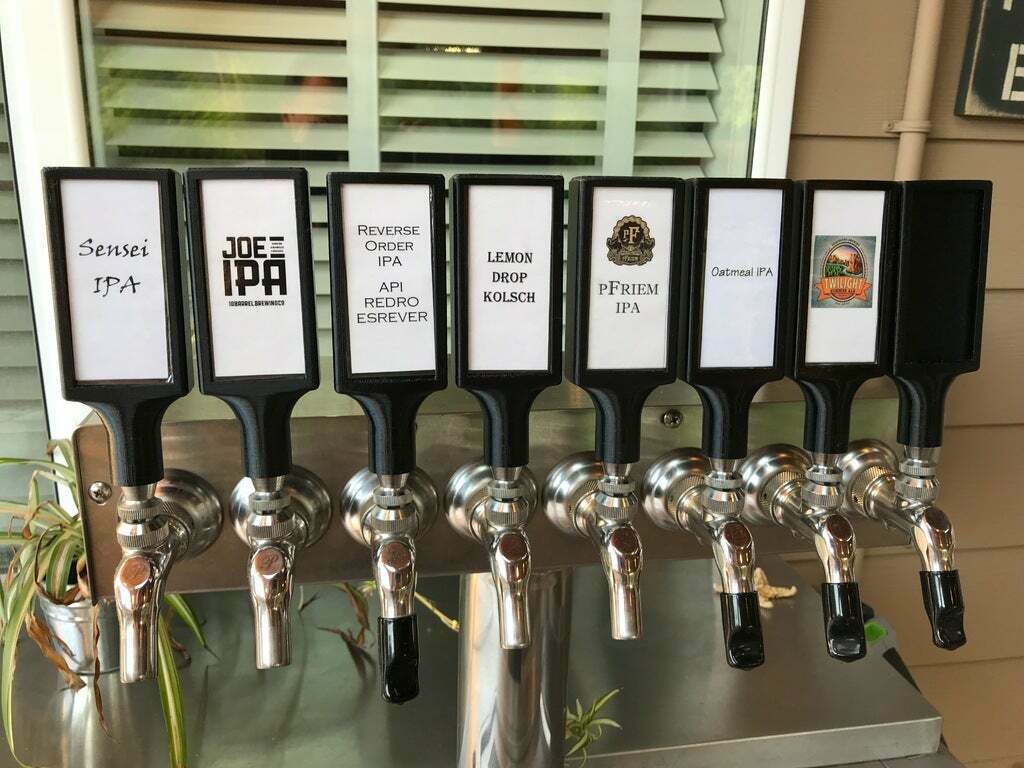 Free STL file Narrow card tap handle 🍺 ・3D printing template to ...