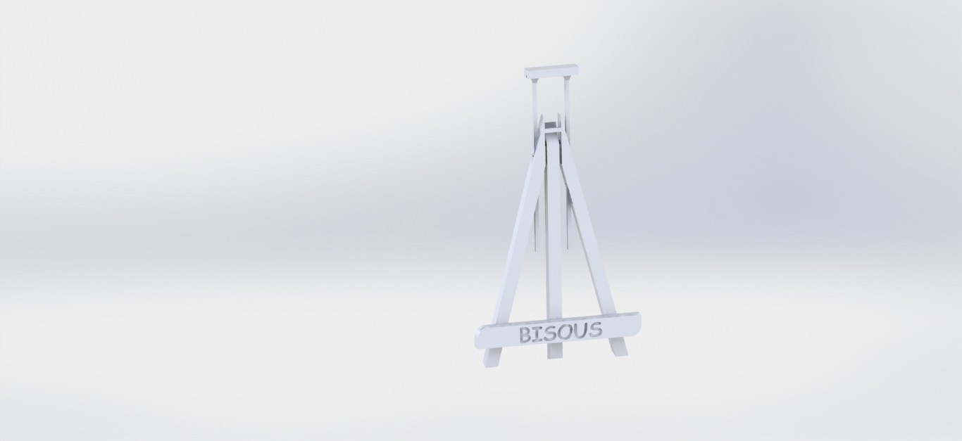 STL file Customizable easel 🎨 ・3D print model to download・Cults