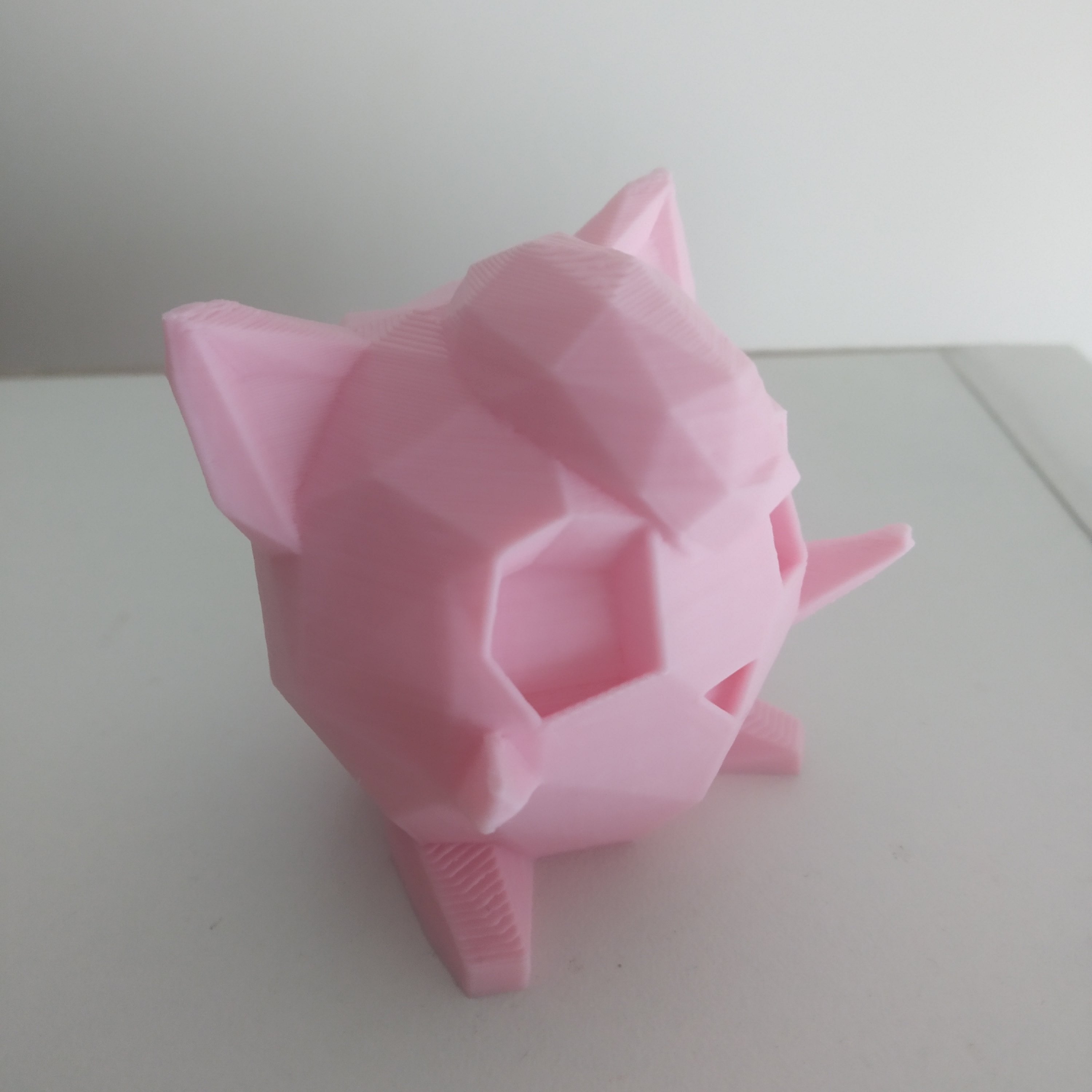 STL file Jigglypuff Low Poly 🐉 ・3D printer design to download・Cults