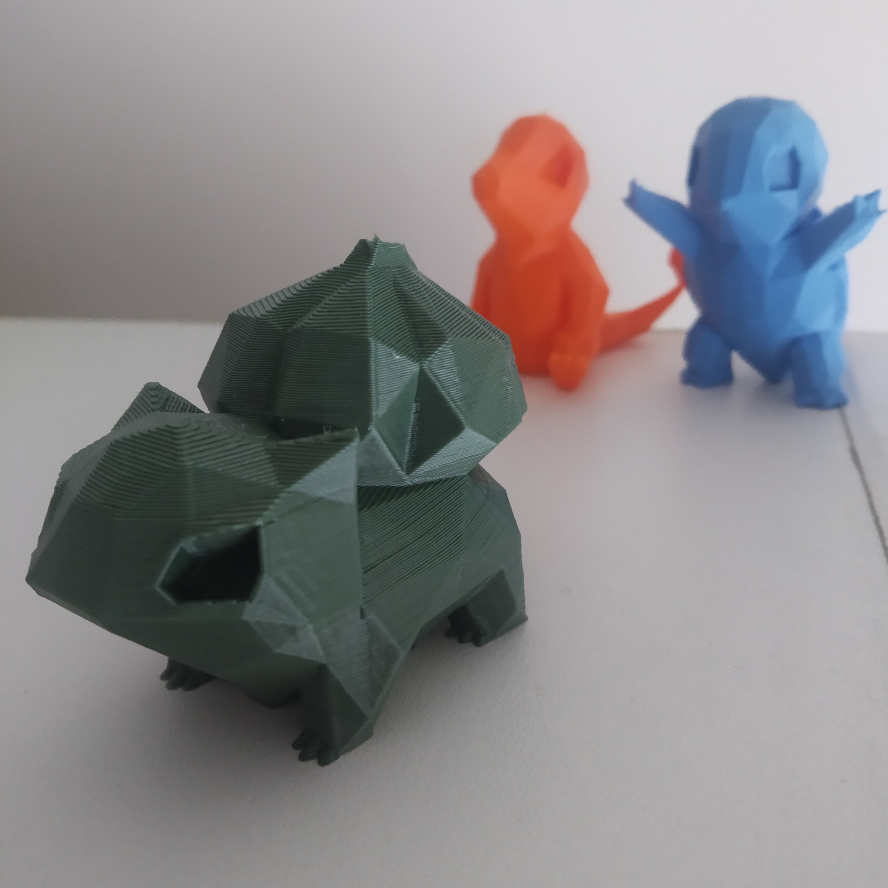 🐉 Bulbasaur Low Poly・Archivo STL para ・Cults