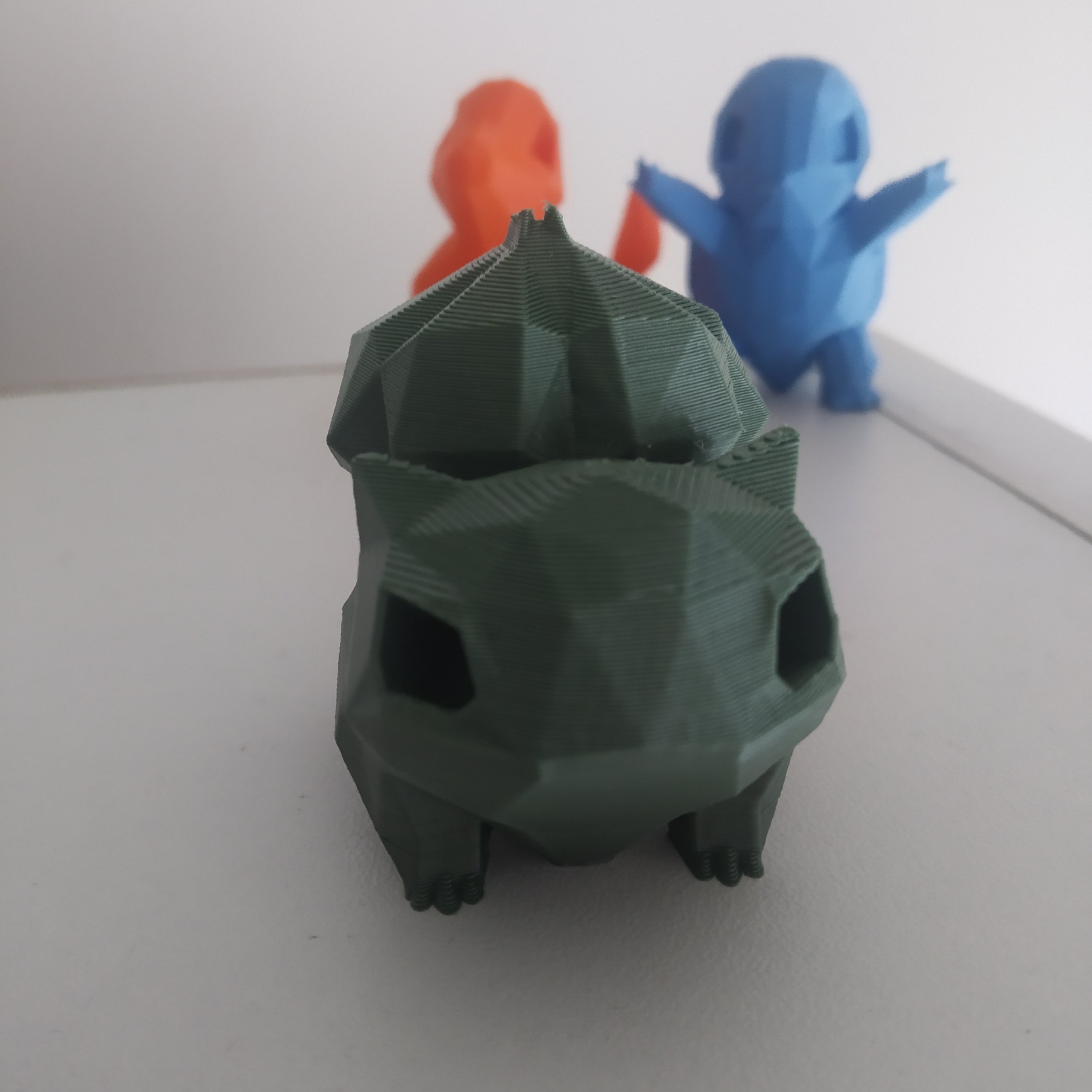 🐉 Bulbasaur Low Poly・Archivo STL para ・Cults
