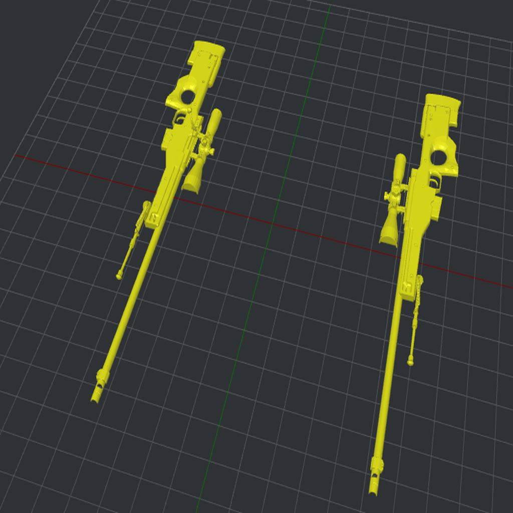 Free STL file CSGO Awp CUTTED IN 2 PARTS 🔧 ・3D print model to download ...