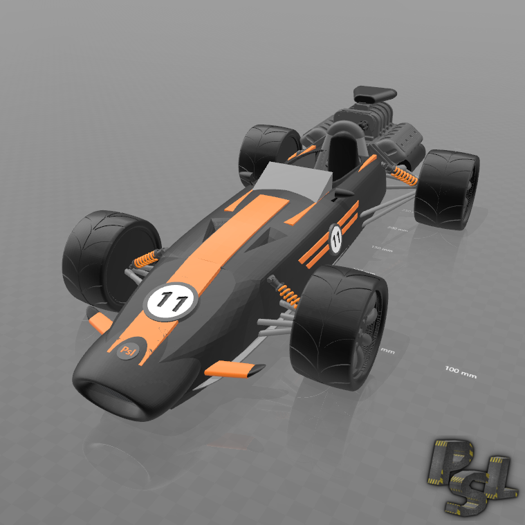 🚗 Psl 3d Car "Monoplace FF"・Free STL File for ・Cults