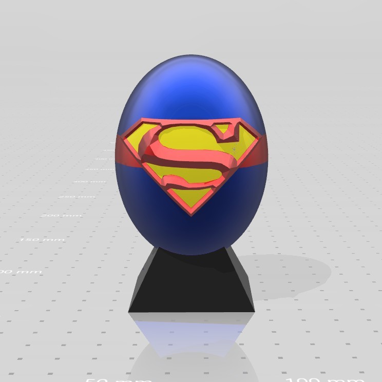 🦸‍♂️ Superman superhero eggs・Free STL File for ・Cults