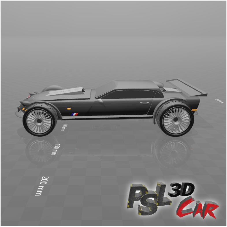 Free STL file Psl 3D car N°1 "sport luxe" 🚗 ・3D printer model to ...