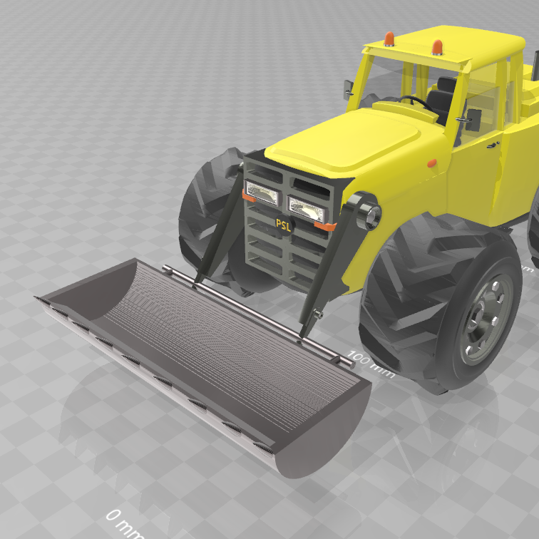 Free STL file Backhoe loader 🎲 ・3D printer design to download・Cults