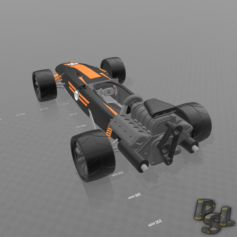 🚗 Psl 3d Car "Monoplace FF"・Free STL File for ・Cults