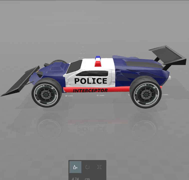 🚗 concept car "police interceptor"・Free STL File for ・Cults