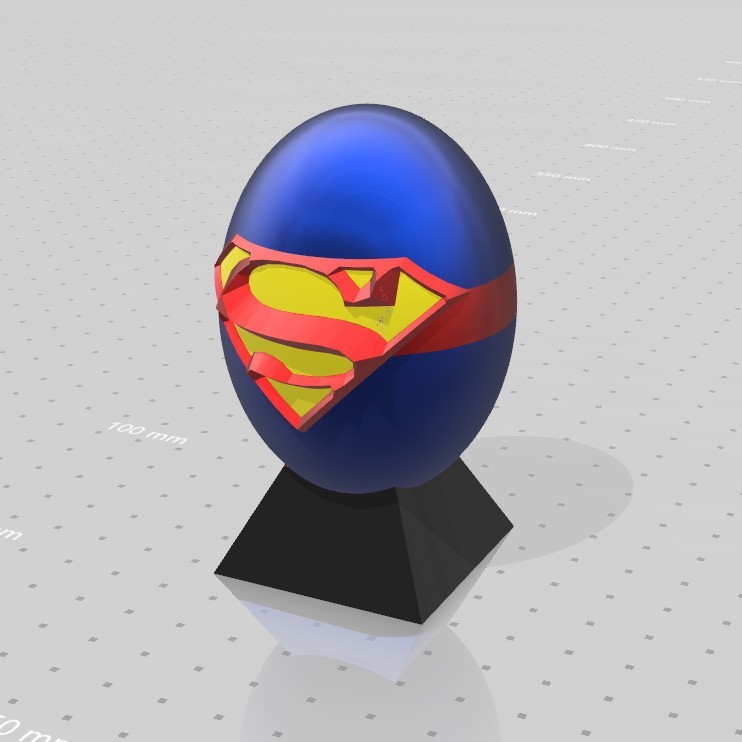 🦸‍♂️ Superman superhero eggs・Free STL File for ・Cults