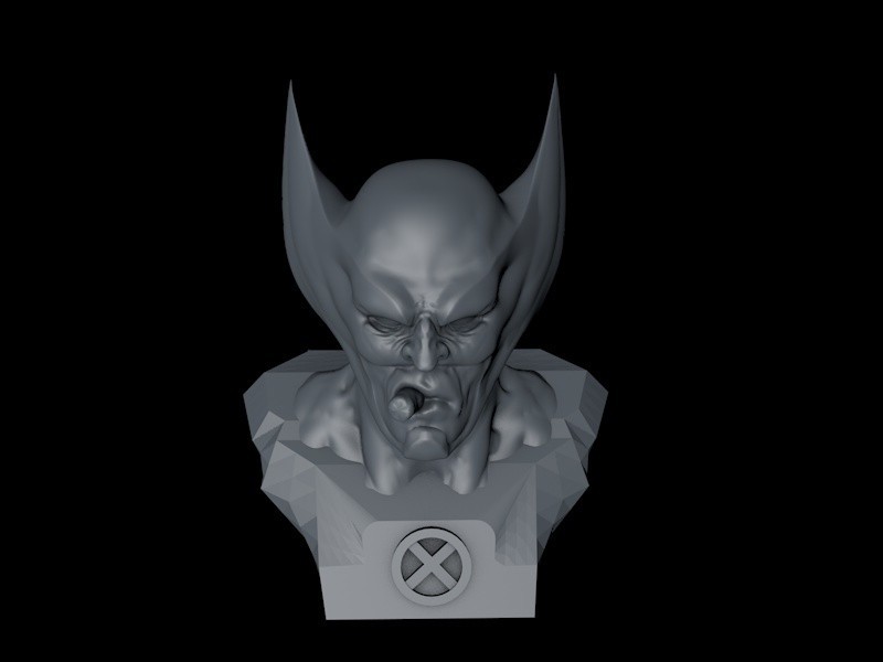 STL file Wolverine Bust 👤 ・Design to download and 3D print・Cults