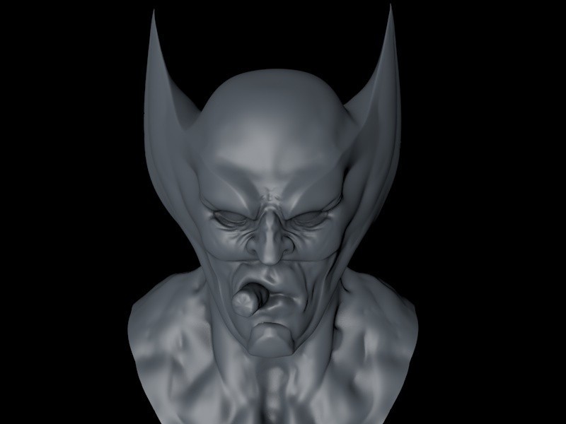 STL file Wolverine Bust 👤 ・Design to download and 3D print・Cults