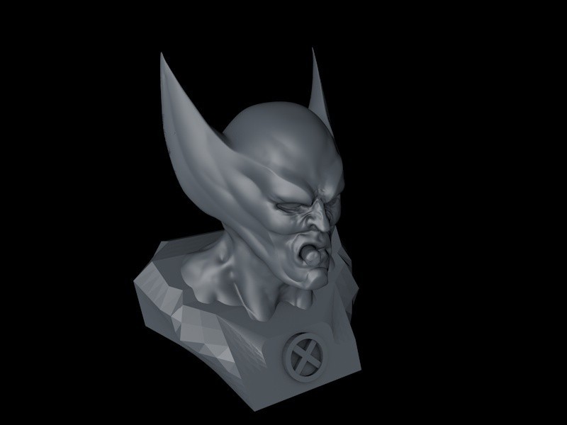 STL file Wolverine Bust 👤 ・Design to download and 3D print・Cults