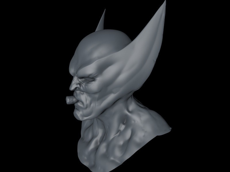 STL file Wolverine Bust 👤 ・Design to download and 3D print・Cults