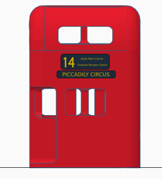 STL file London Bus Doubledeck Routemaster desk organizer (Boite à ...