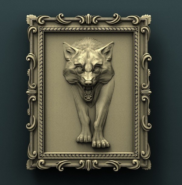 🐺 Wolf・Free STL File for ・Cults