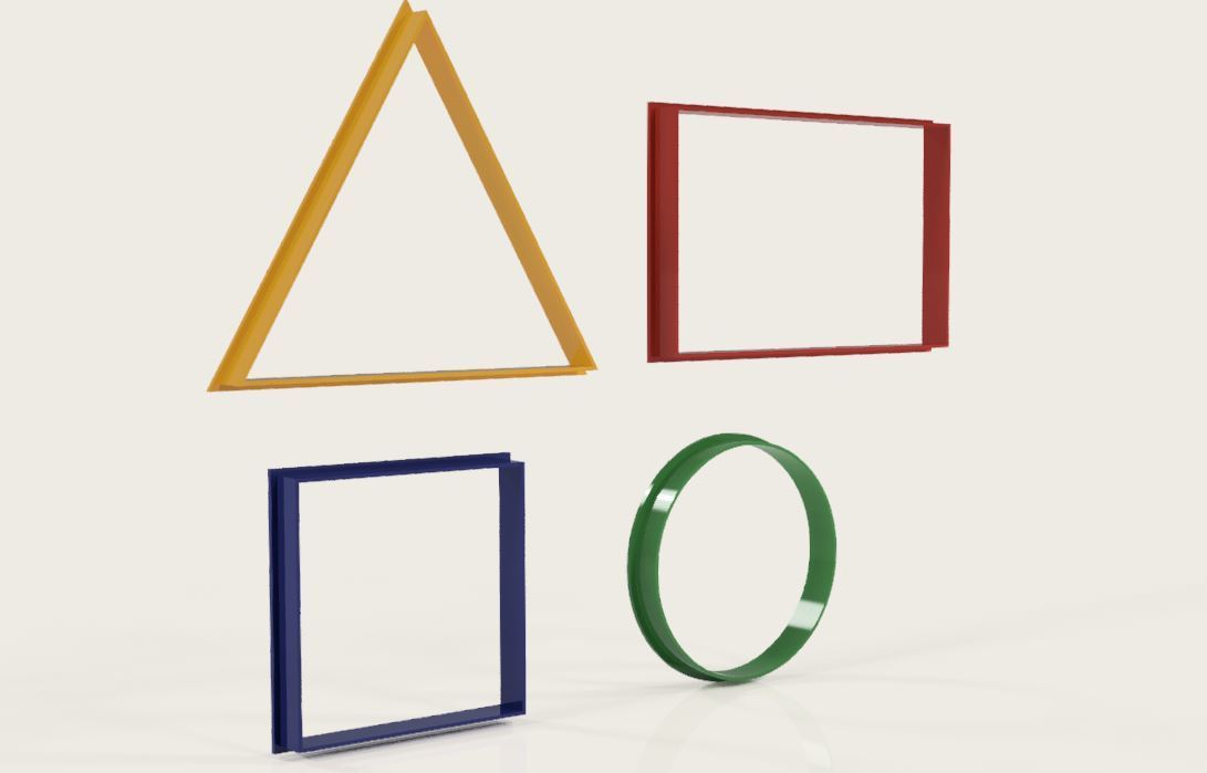 STL file SET Basic geometric figures 🚸 ・3D printable model to download ...