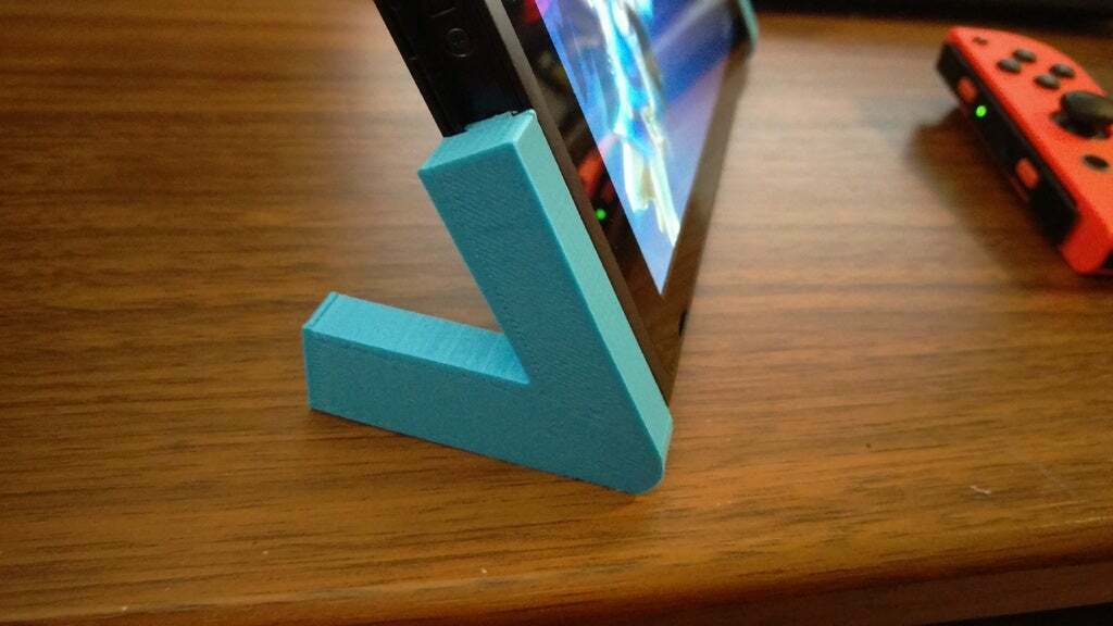 Free STL file Nintendo Switch 60° Stands for JoyCon Channels 🎮 ・Model ...