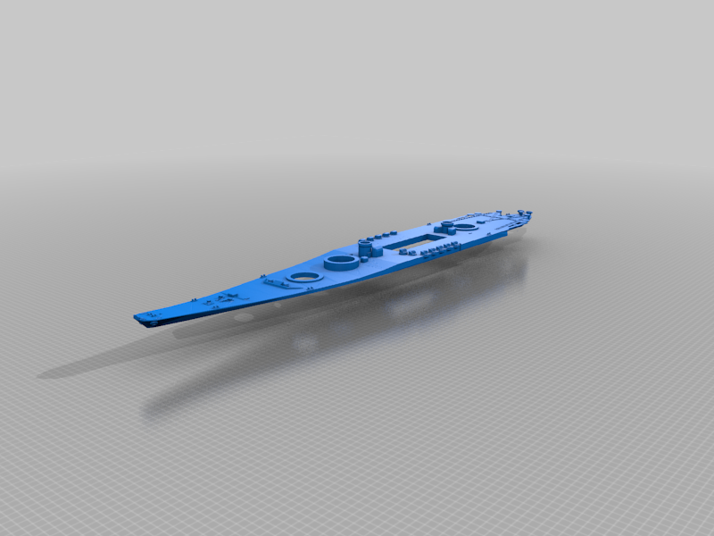 Free STL file RC Scale Yamato Battleship 🎛️ ・Object to download and to ...