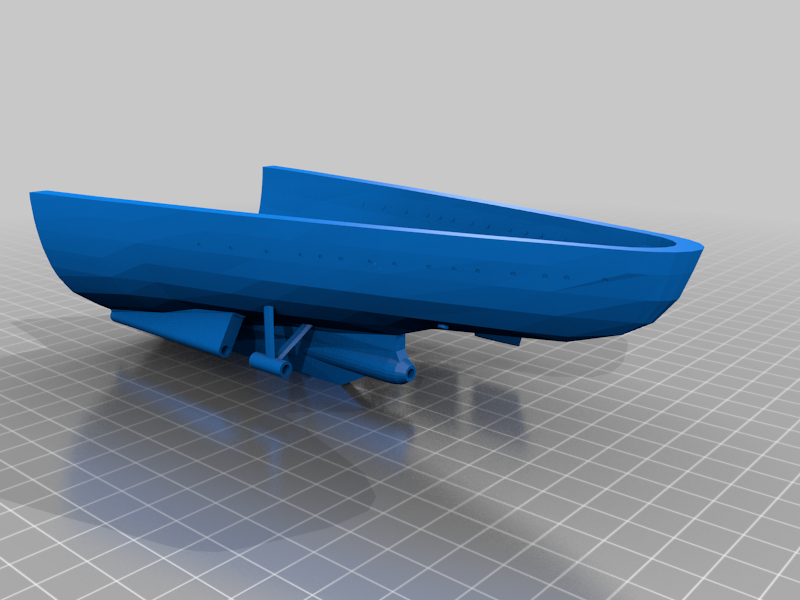 Free STL file RC scale German Battleship Bismarck 📻 (3MF)・3D printer ...