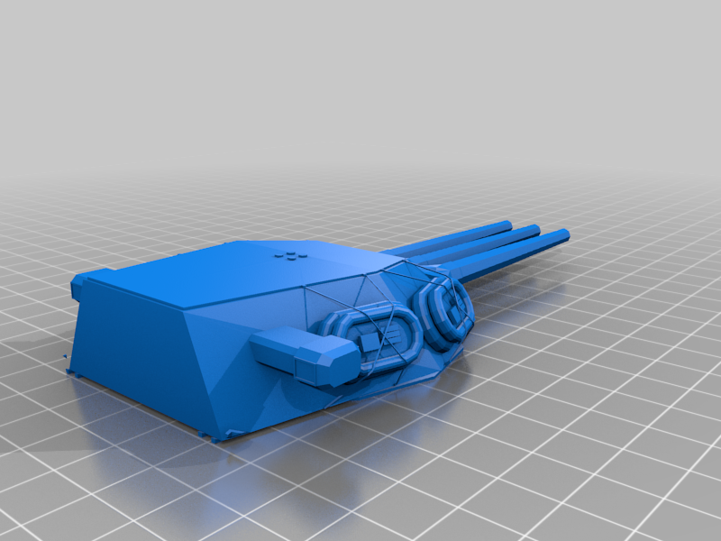 🔫 USS WWII Battleship 14 or 16-inch Gun Turret・Free STL File for ・Cults