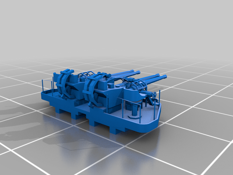 🔫 AA Double Gun Mount - WWII・Free 3D File for ・Cults