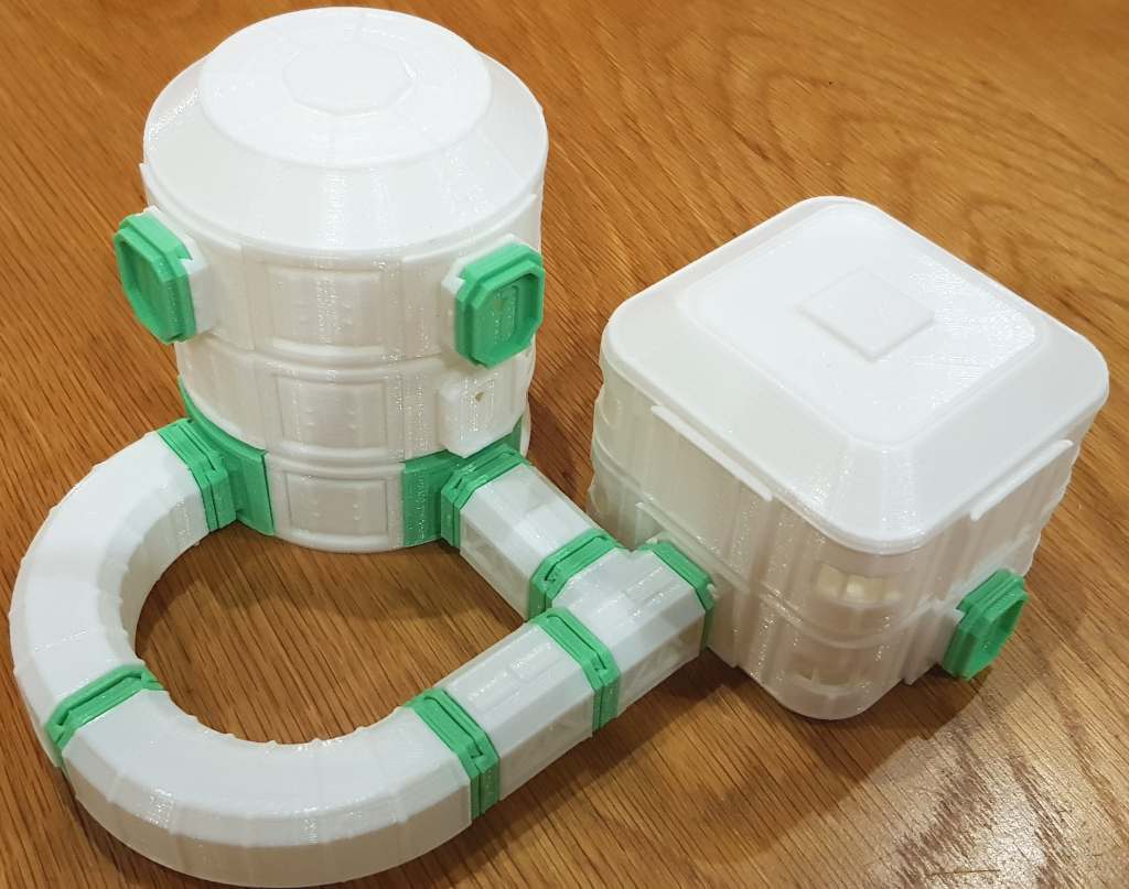 Free OBJ file No Man's Sky 'Style' Large Base Sections 🏗 ・3D print ...