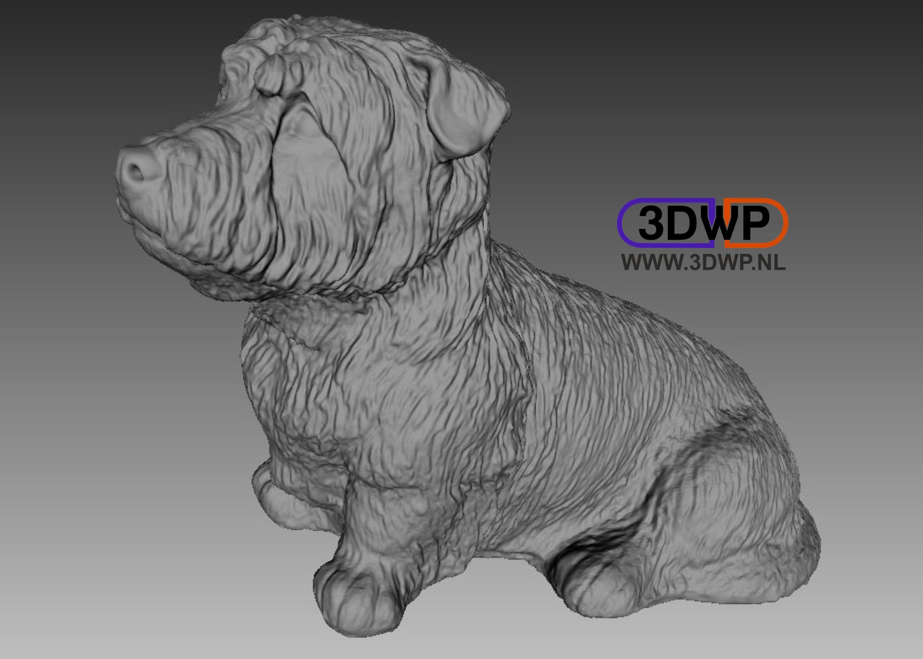 STL file Irish Glen Of Imaal Terrier Statue 3D Scan 🩻 ・Design to ...